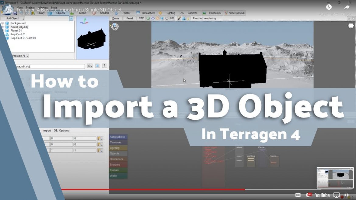 Tutorials – Terragen 4 – The Basics – Planetside Software
