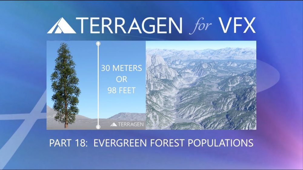 Terragen Tutorials for VFX – Series 3- Forests & Populations ...