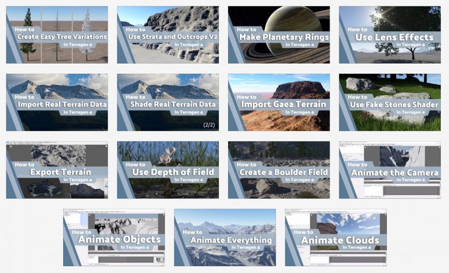 Terragen Video Tutorials – TerraTuts – Planetside Software