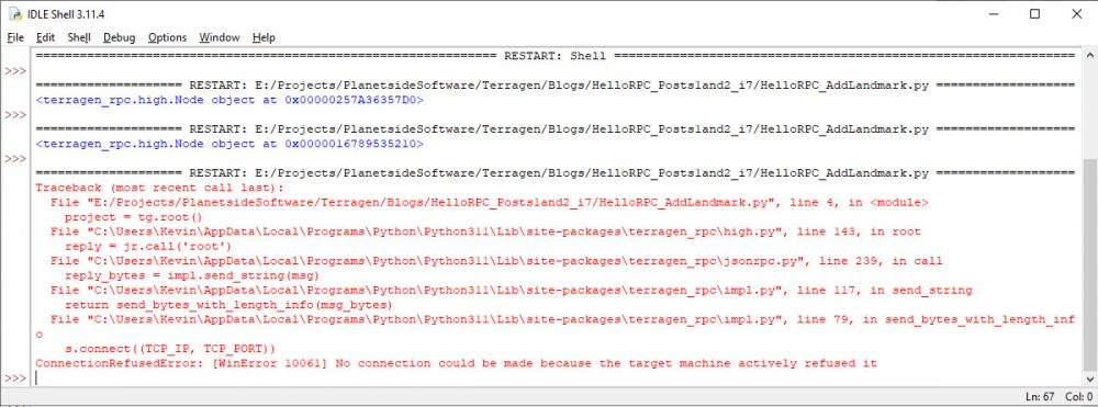 Hello Rpc Part 2 Error Handling Planetside Software