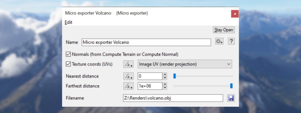 Exporting Terrain via the Micro Exporter – Planetside Software