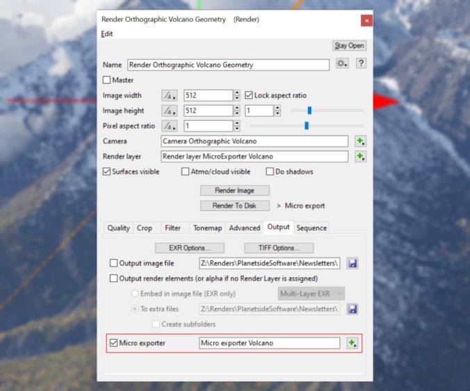 Exporting Terrain via the Micro Exporter – Planetside Software